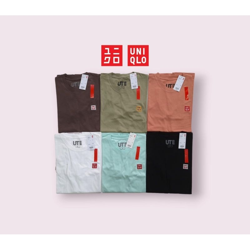 Jual Kaos Uniqlo Unisex | Kaos Branded Uniqlo | Shopee Indonesia