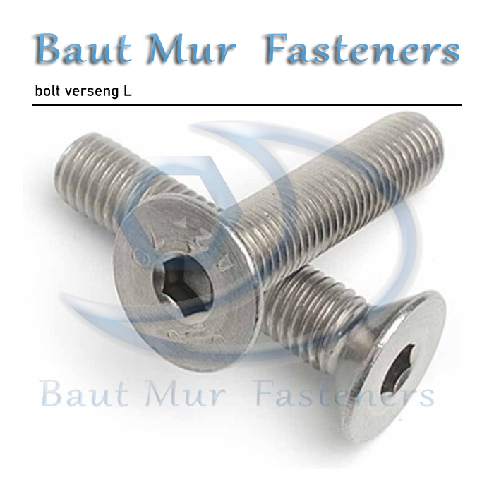 Jual BAUT VERSENG L STAINLESS SS304 M12 X 25M | Shopee Indonesia