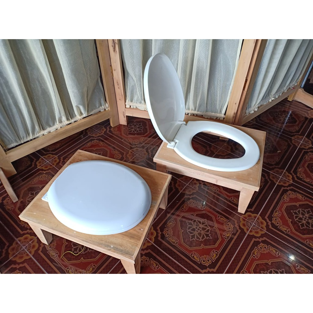 Jual WC Duduk Portable Praktis Toilet Duduk Homemade | Shopee Indonesia