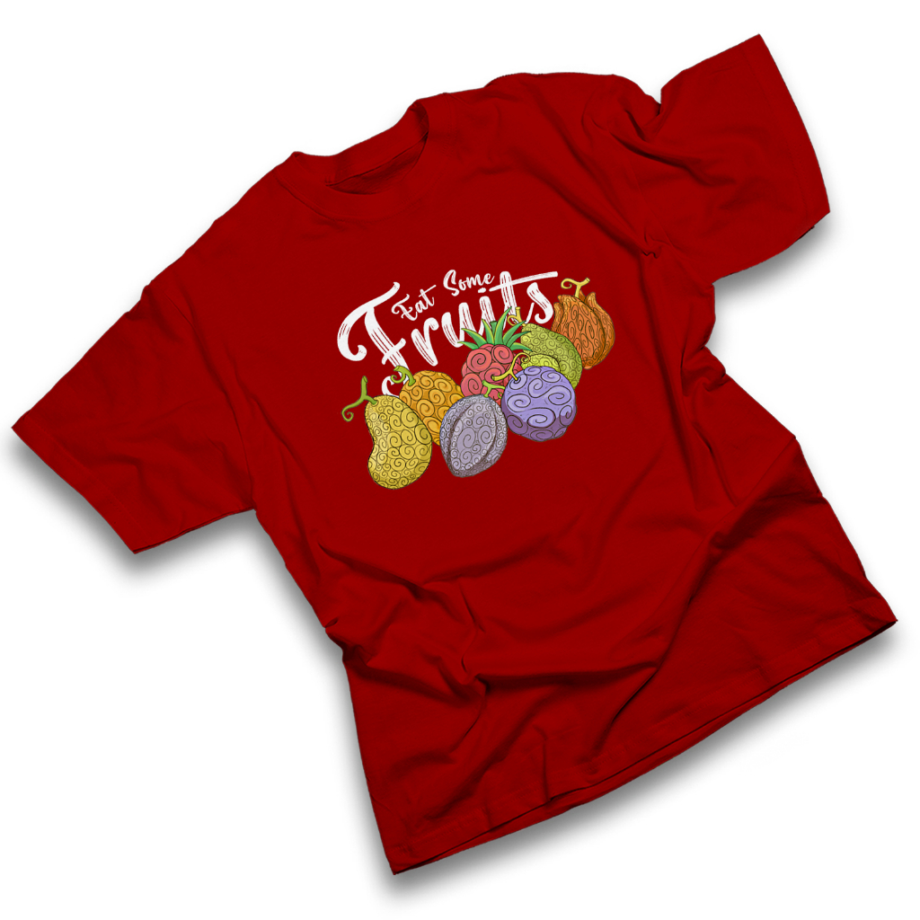 Jual Kaos DEVIL FRUIT ONE PIECE Tshirt baju distro cotton combed 30s ...