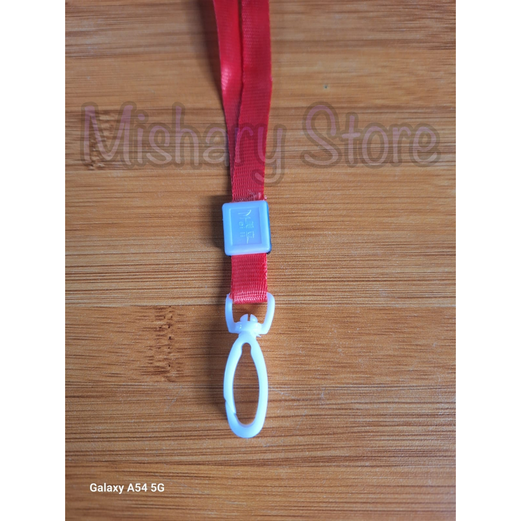 Jual Tali gantungan ID card 1cm tali badge ID nilon Name Tag ujung ...
