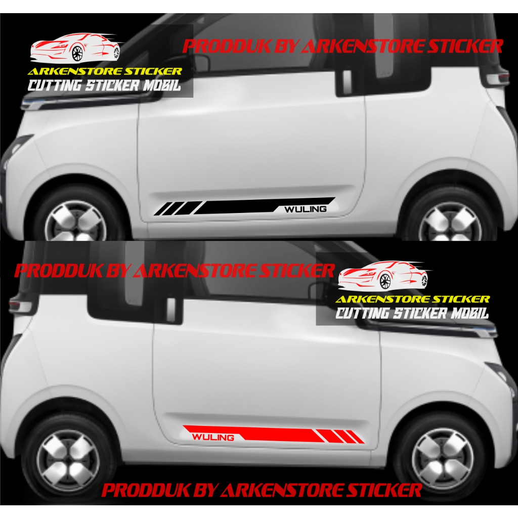 Jual CUTING STICKER MOBIL WULING AIR EV STICKER STIKER LIST MOBIL ...