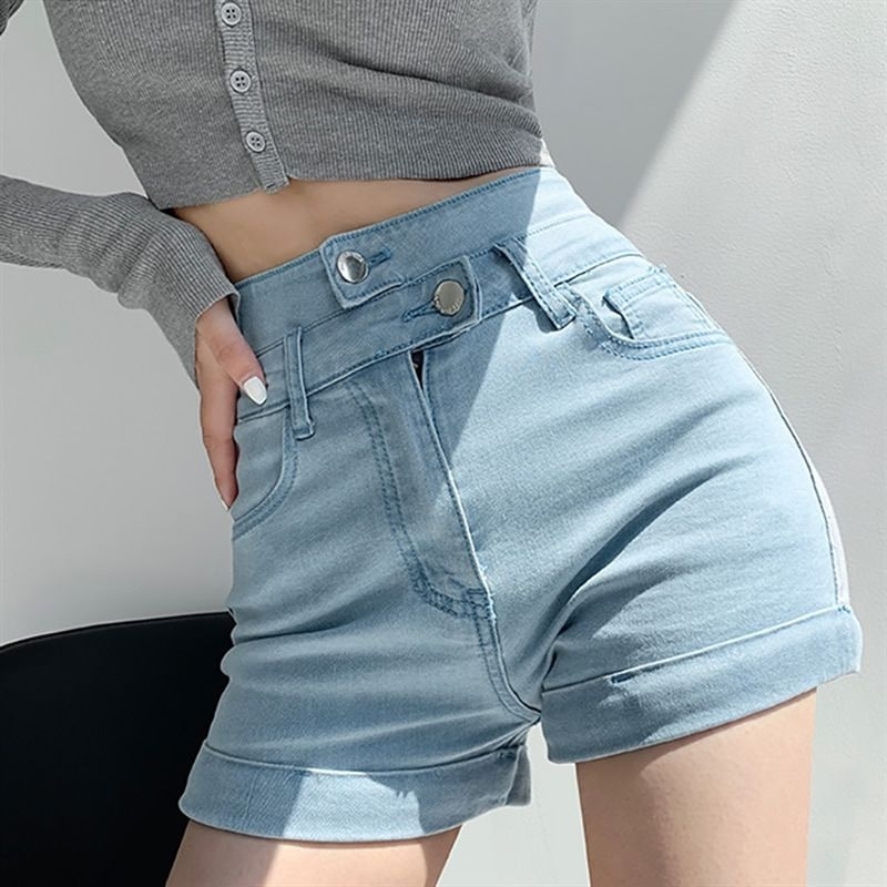 Jual Celana pendek jeans wanita hot pants HW korean style!!! | Shopee Indonesia