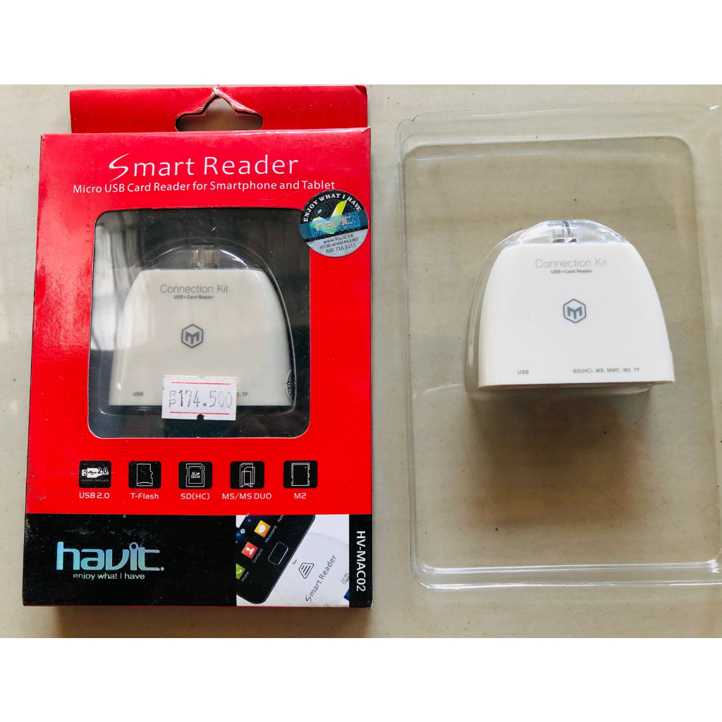 Jual PREMIUM USB HUB CARD RIDER USB SD CARD T-FLASH MS/MS DUO HAVIT ...