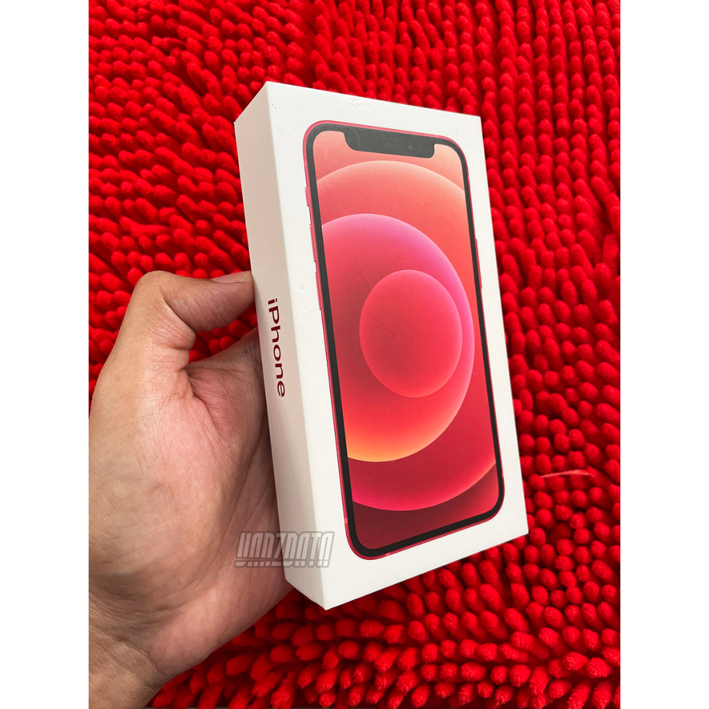 Jual Dus Box IPHONE 12 Mini - Red Original iBox | Shopee Indonesia