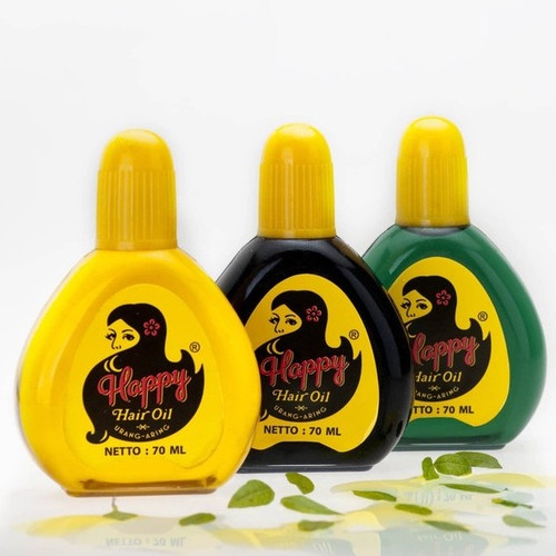 Jual Minyak Rambut Happy Hair Oil Urang Aring 70ml | Shopee Indonesia