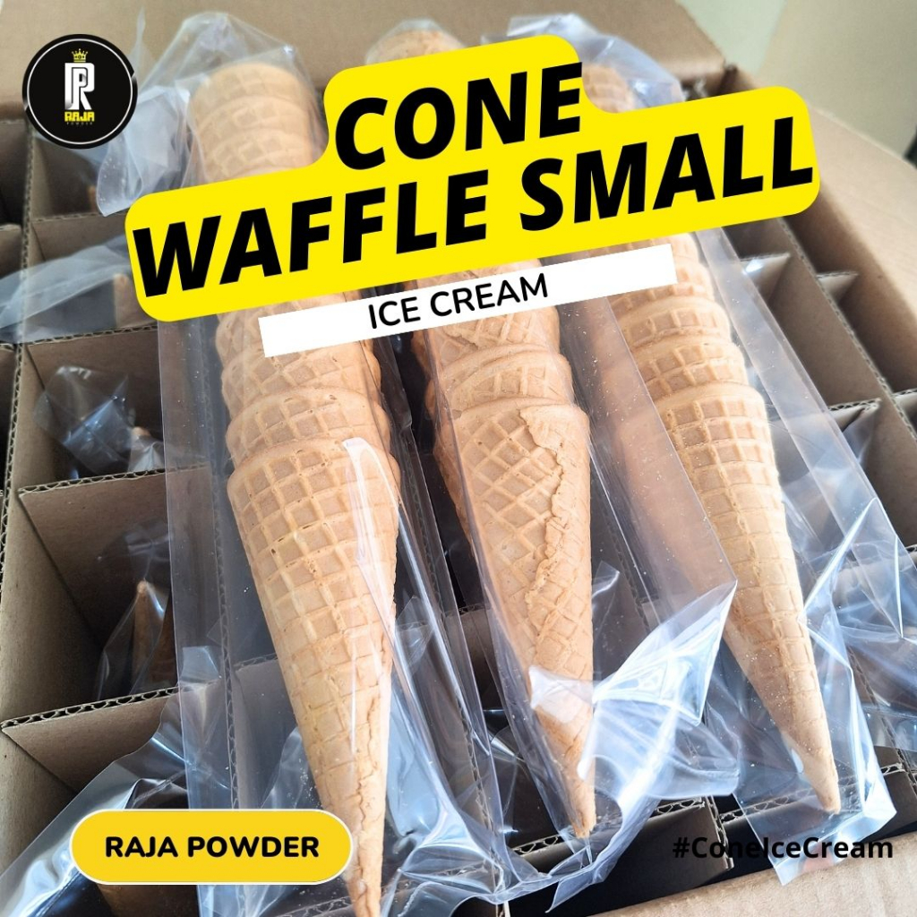 Jual Cone Ice Cream Es Krim Small Cone Waffle Kecil Kerucut 1 karton ...