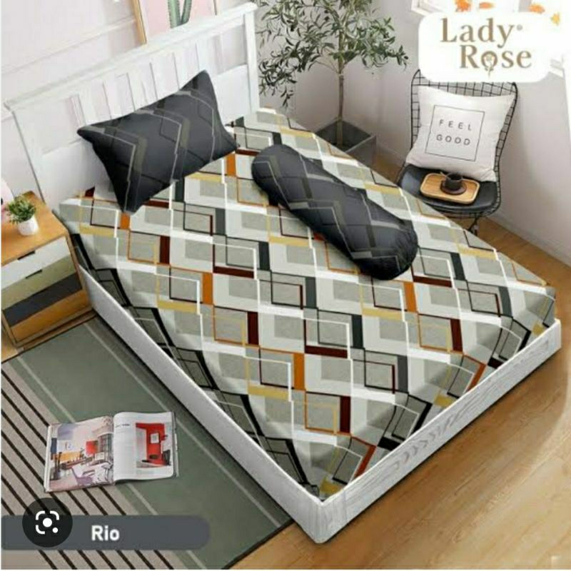 Jual sprei lady rose single no 5 uk 90x200 Rio | Shopee Indonesia