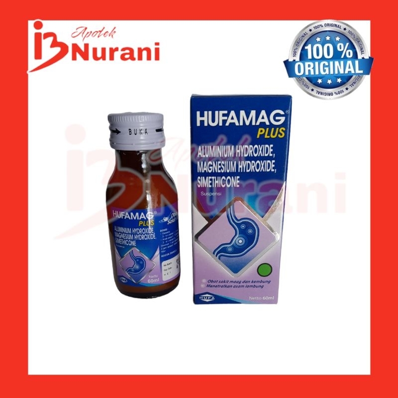 Jual HUFAMAG PLUS SIRUP 60 ML obat lambung | Shopee Indonesia
