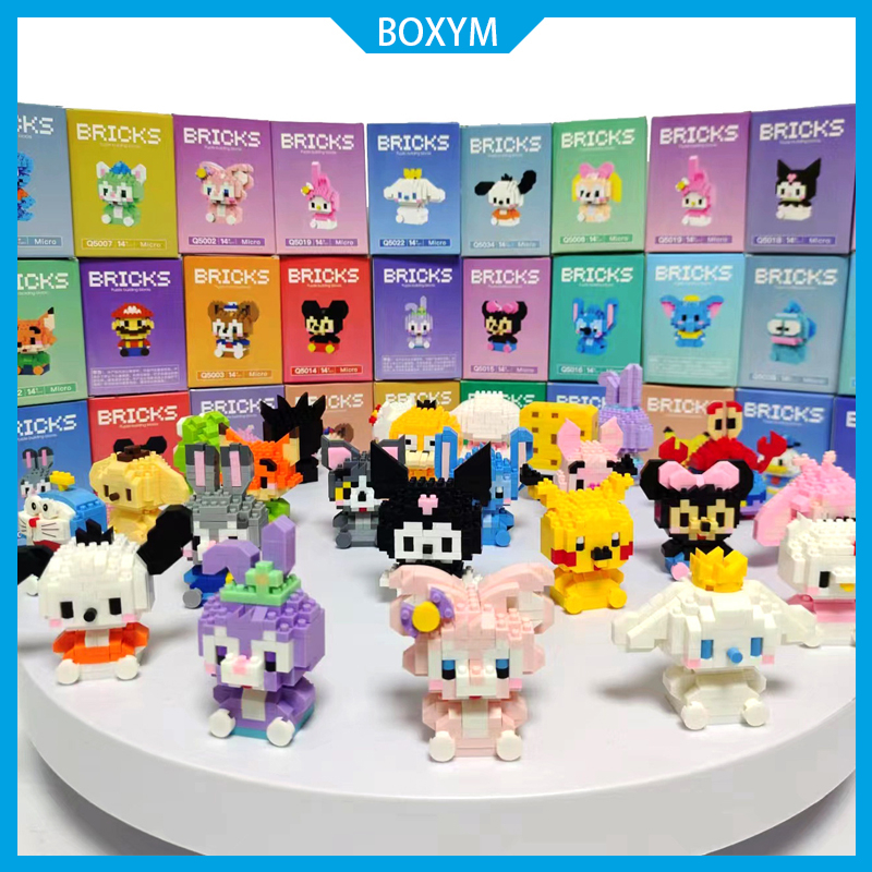 Jual Mainan Balok Bricks Karakter Kartun Balok Blok Susun Mini Toys Nano Block Mainan Sanrio DIY ...