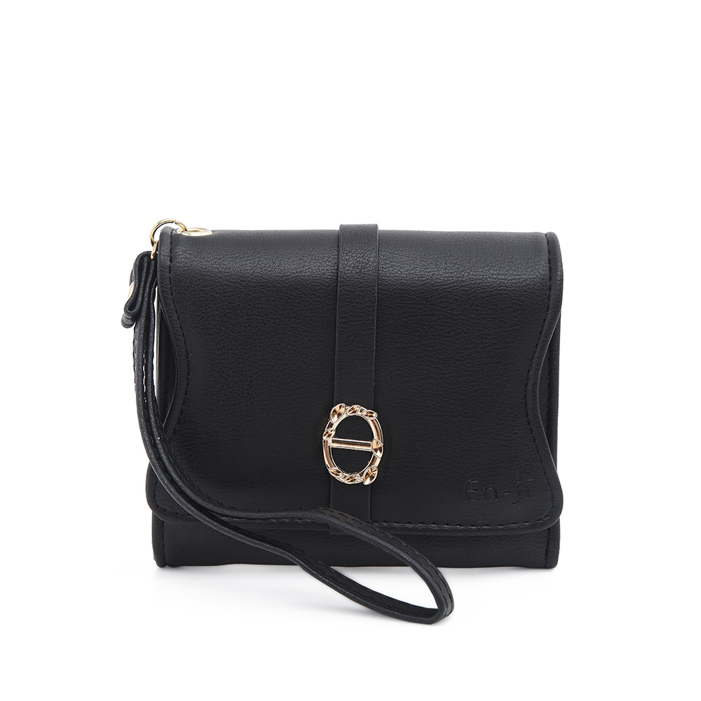 Jual En-ji Saerin Wallet - Black | Shopee Indonesia