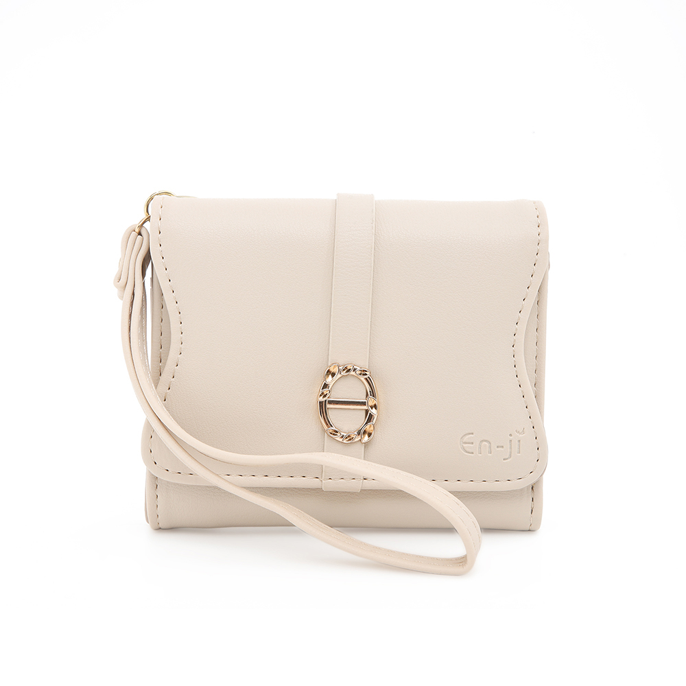 Jual En-ji Saerin Wallet - Cream | Shopee Indonesia