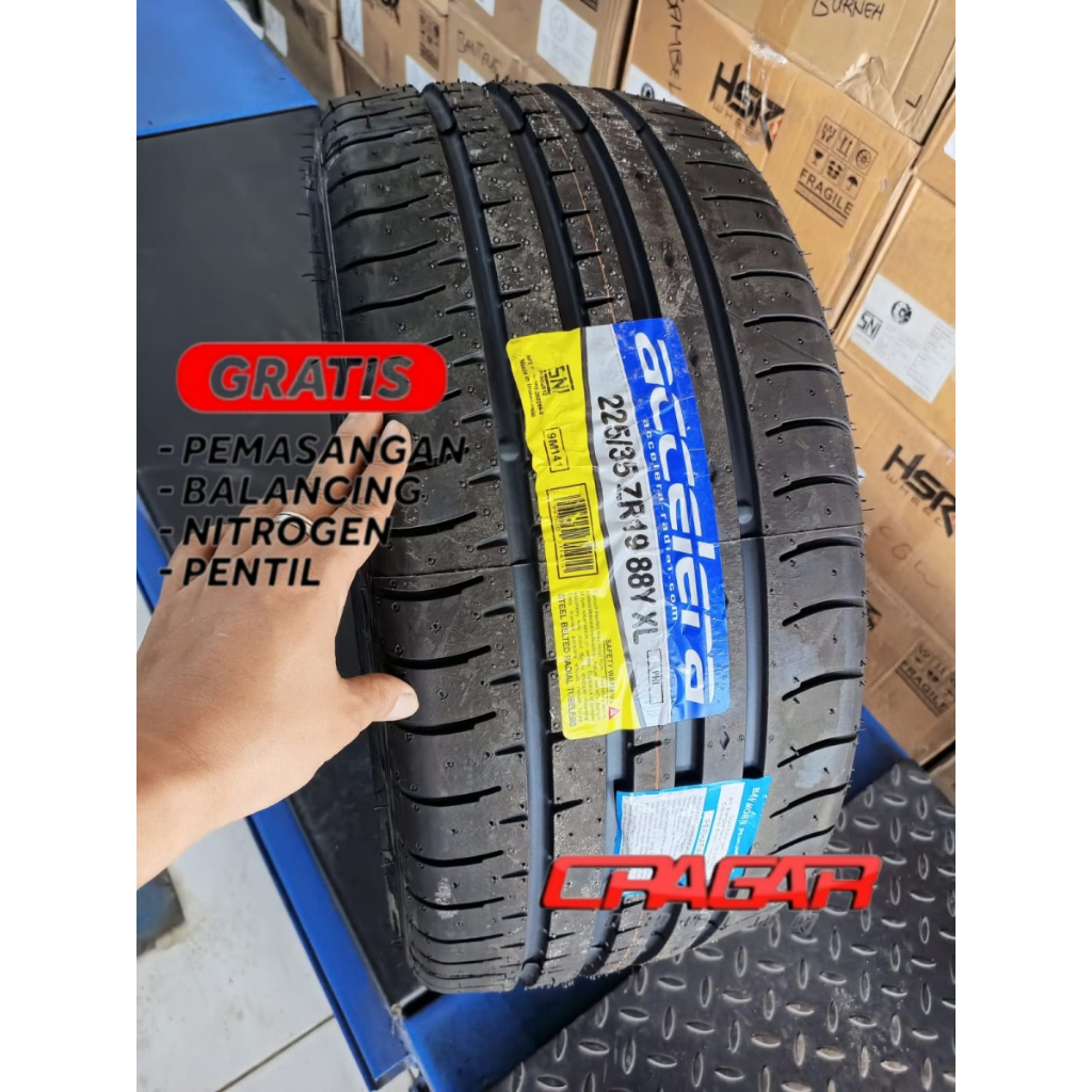 Jual BAN MOBIL ACCELERA RING 19 UKURAN 225 35 R19 KEMBANGAN PHI R ...