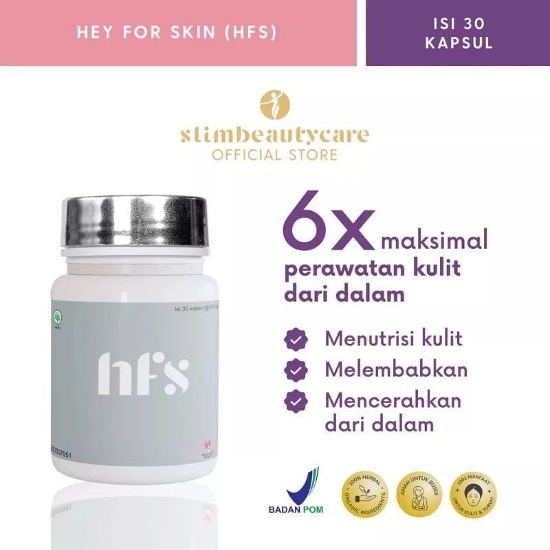 Jual HEY FRO SKIN ( NEW HFS isi 30 ) BPOM (WHITENING CAPSULE SLIM ...