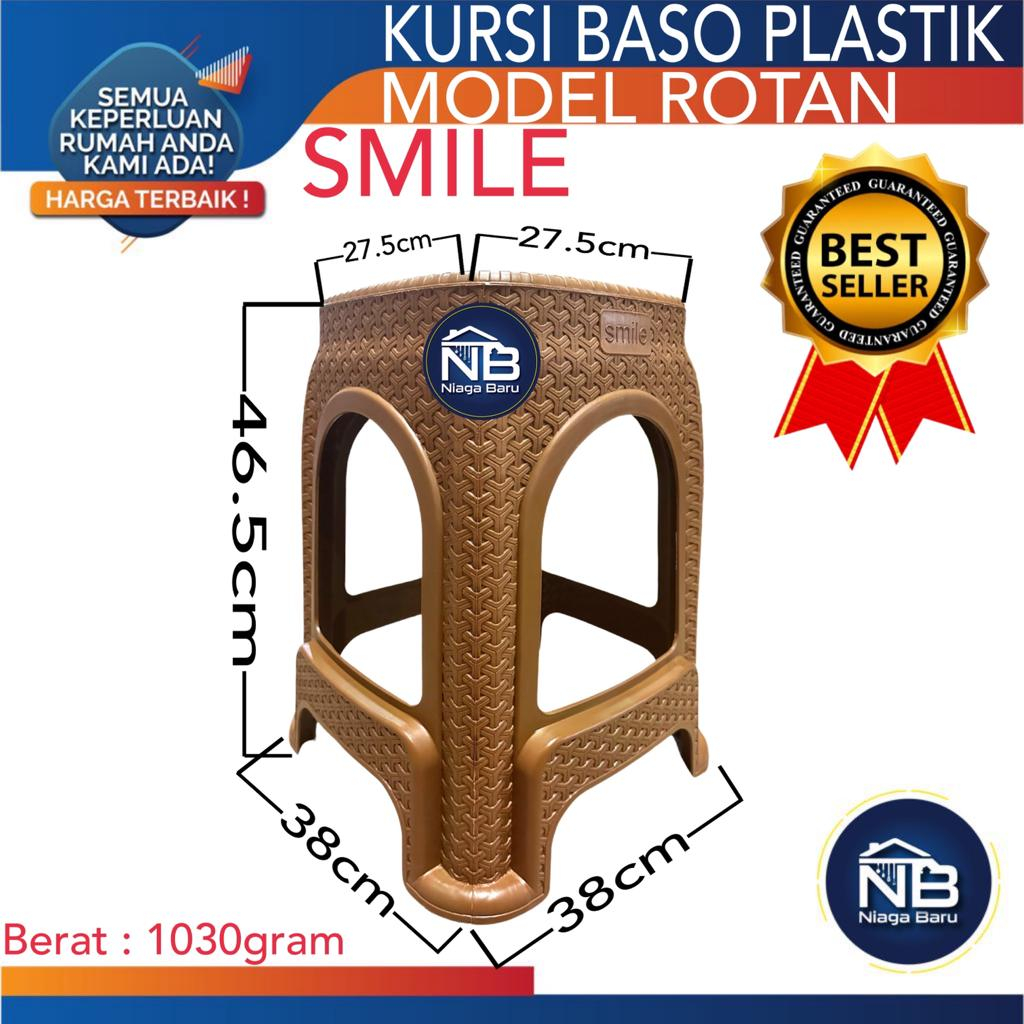 Jual Kursi Baso Plastik Rotan Murah Kokoh TABITHA GOJEK | Shopee Indonesia