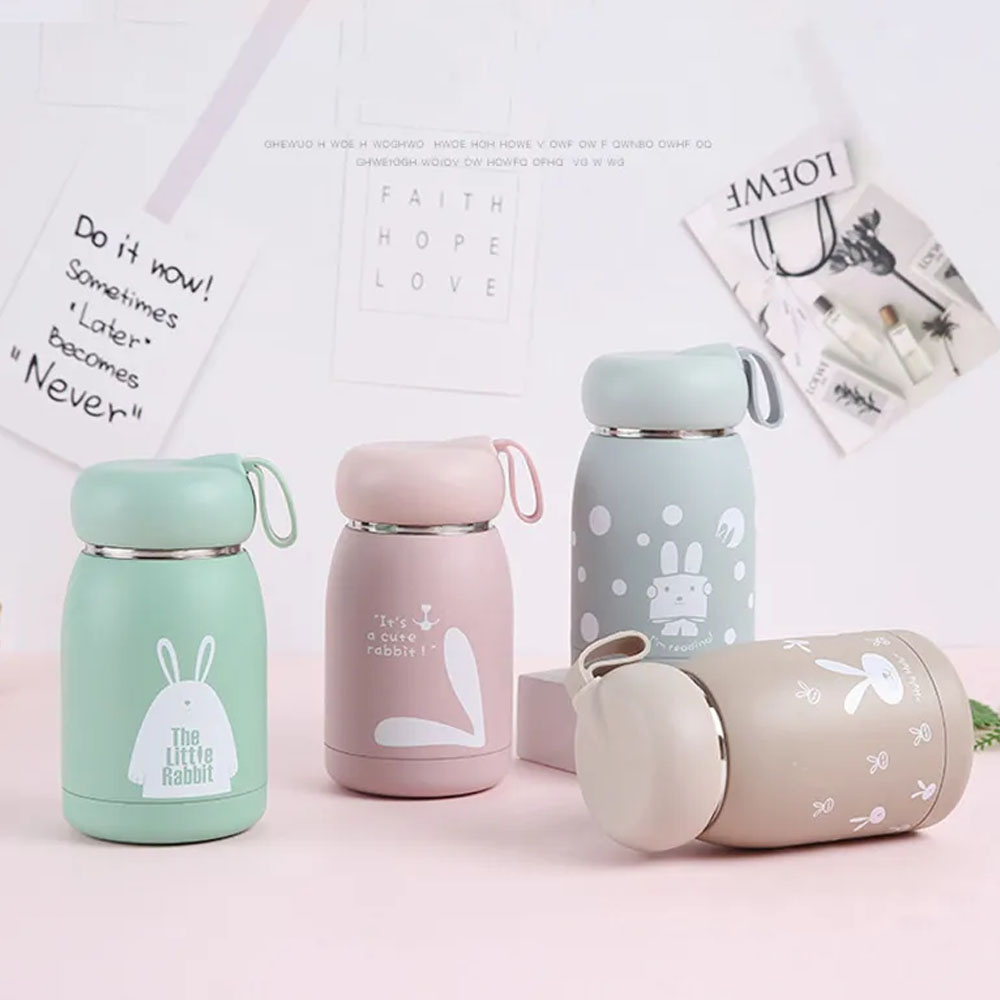 Jual Botol Minum Kaca Rabbit V2 SG33 Botol Simple Minimalis Warna Lucu ...