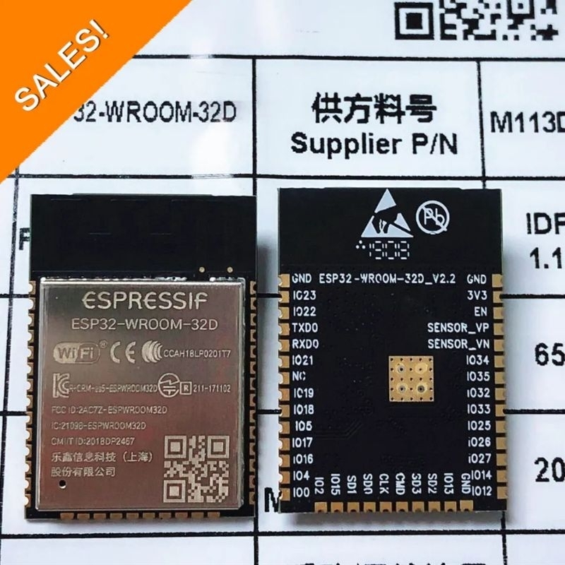 Jual ESP32 WROOM - ESP WROOM 32 - MODUL ESP 32 WROOM | Shopee Indonesia