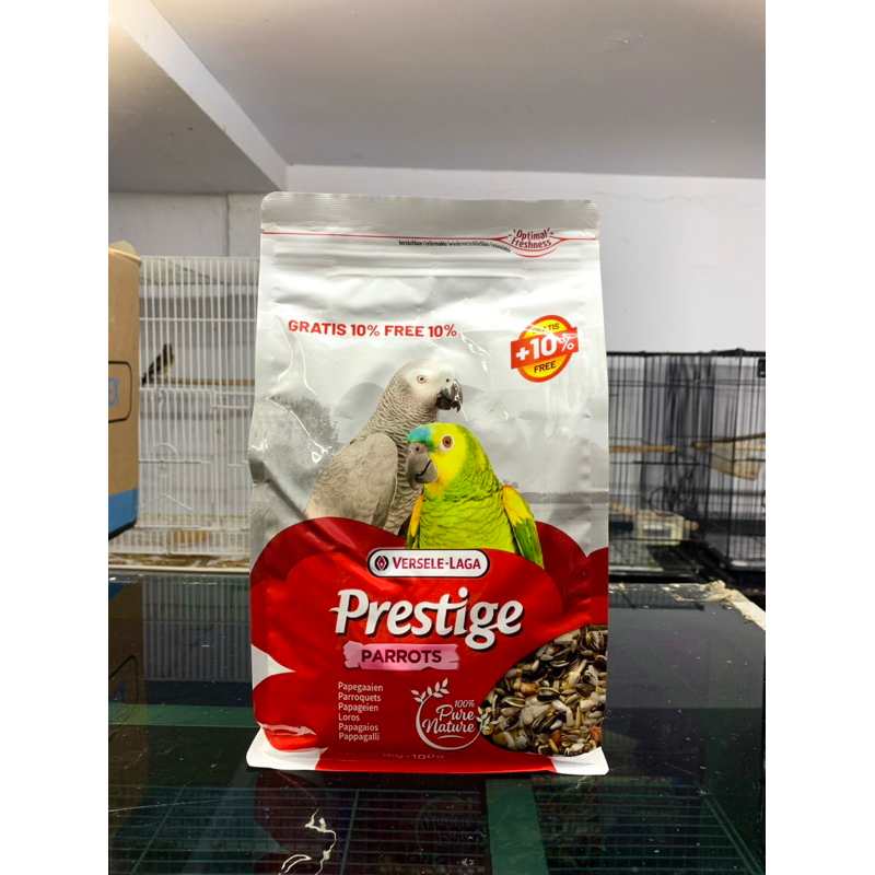 Jual Prestige Parrot 1 kg Makanan Burung Parrot Medium Big Conure ...