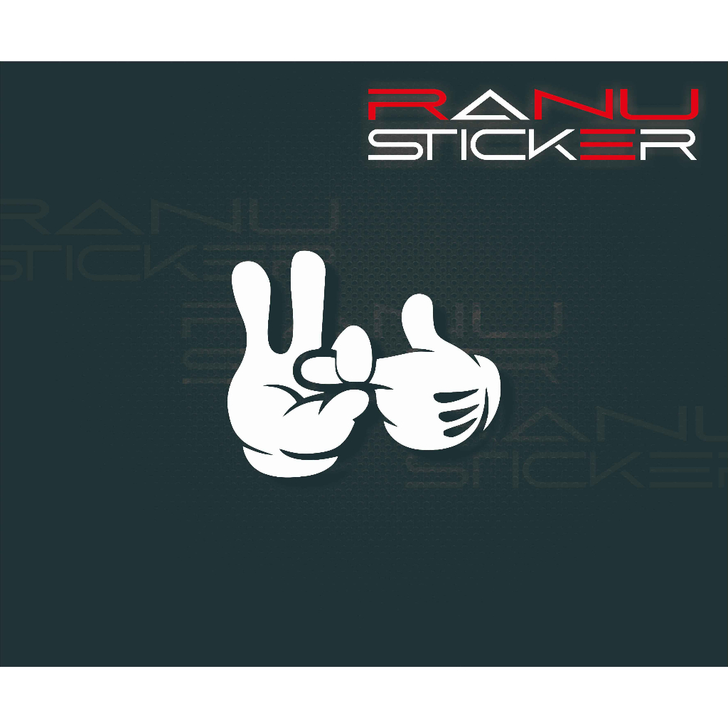 Jual CUTTING STICKER TANGAN COOL, CUTTING STICKER MOTOR,MOBIL,LAPTOP ...