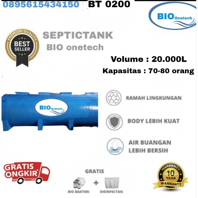 Jual septik tank STP/IPAL 20.000L biotech,biomas,biofilter | Shopee ...