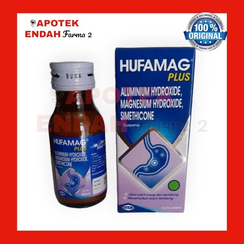 Jual HUFAMAG PLUS SIRUP 60 ML obat lambung | Shopee Indonesia