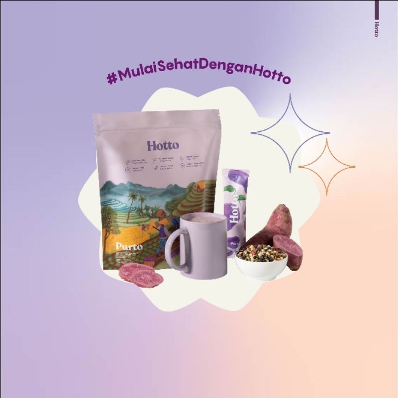 Jual Hotto Purto Multigrain Minuman Kesehatan Serbuk Sereal Ubi Ungu ...
