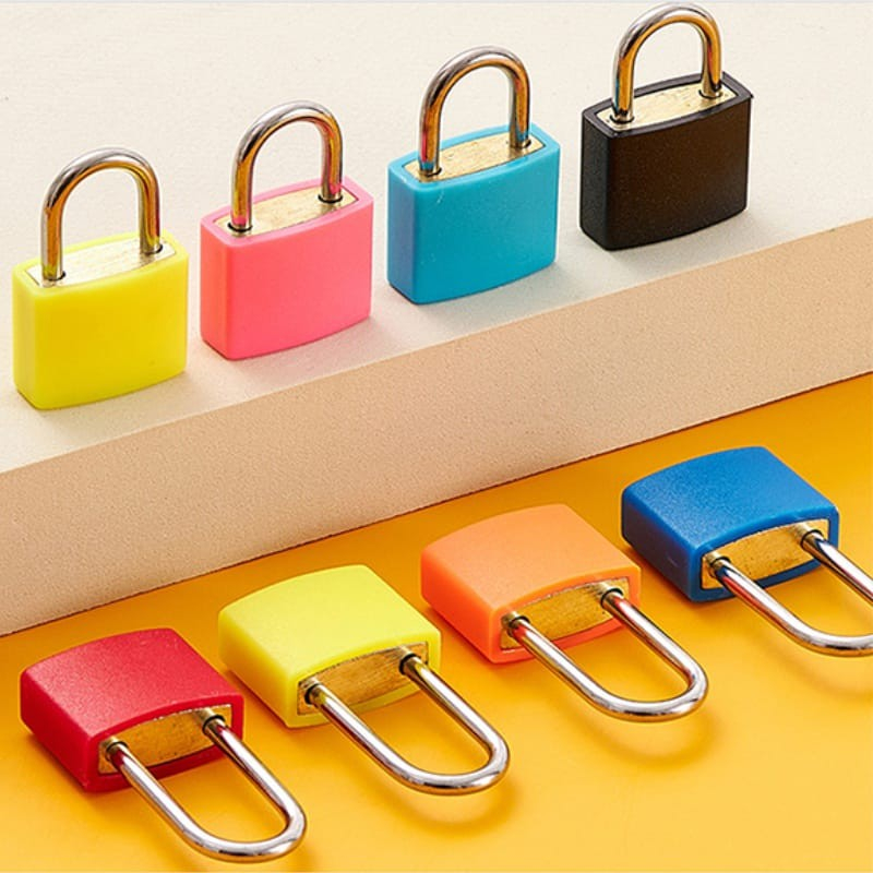 Jual GEMBOK KOPER/GEMBOK MINI WARNA WARNI | Shopee Indonesia