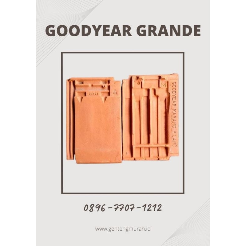 Jual Genteng Karangpilang Goodyear Type GRANDE | Shopee Indonesia