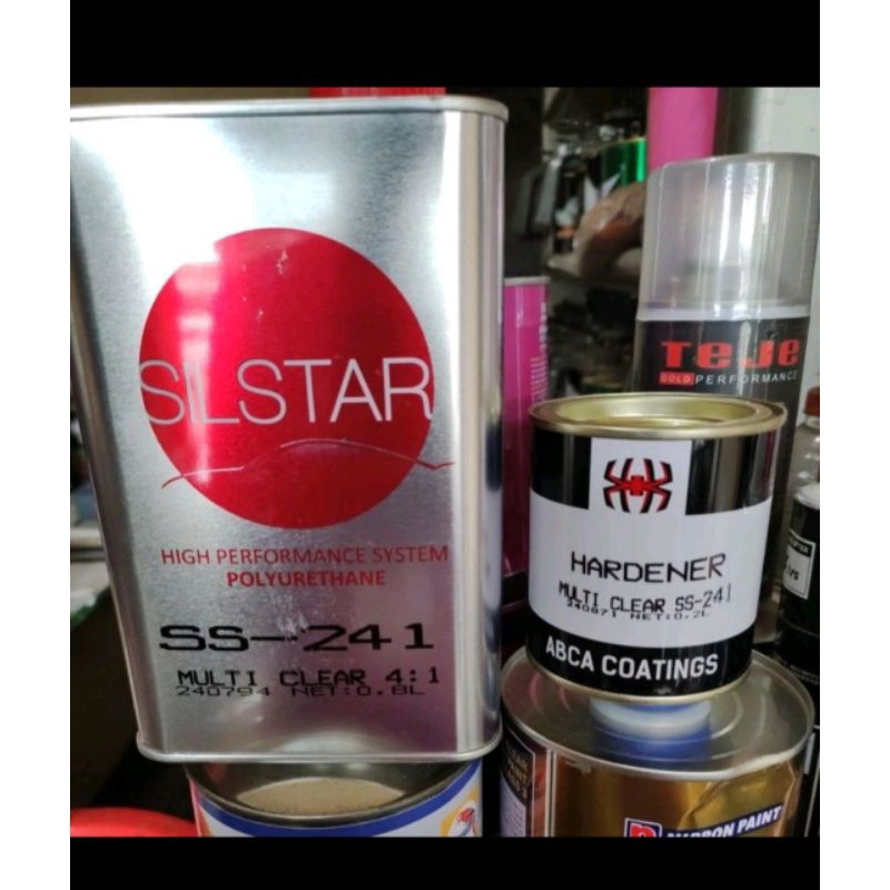 Jual Clear Spider Silstar SS-241 Multi Clear Gloss Vernis 4:1 1L ...