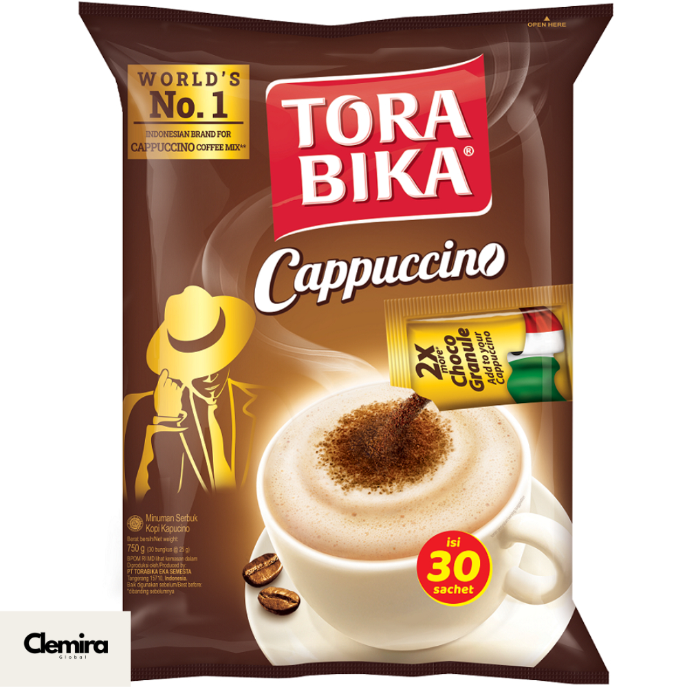 Jual TORA BIKA CAPPUCCINO ISI 30 SACHET 750 GR | Shopee Indonesia