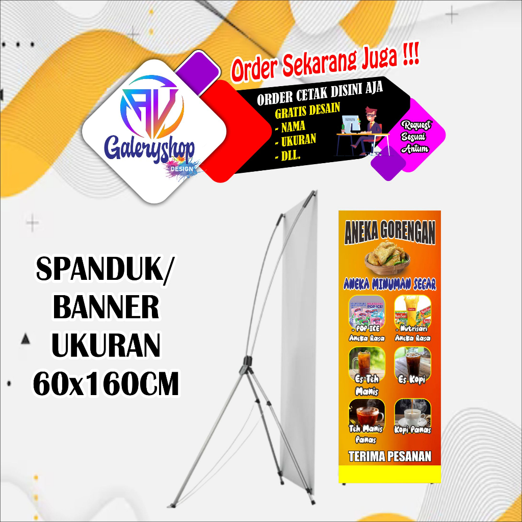Jual mmt, spanduk,banner aneka gorengan,angkringan kekinian,keren dll ...