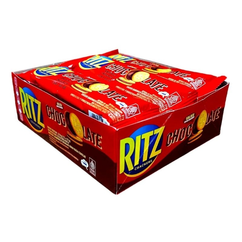 Jual Ritz Crackers Chocolate Isi 12pcs @ 27gr | Shopee Indonesia