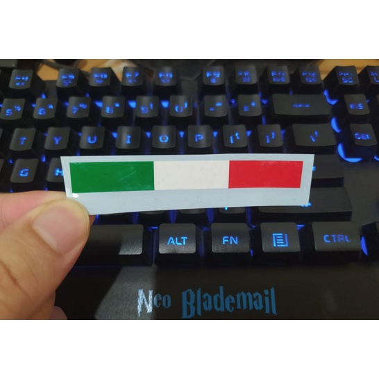 Jual Stiker Italy Flag Bendera Italia Cutting Sticker 8cm Motor Helm ...