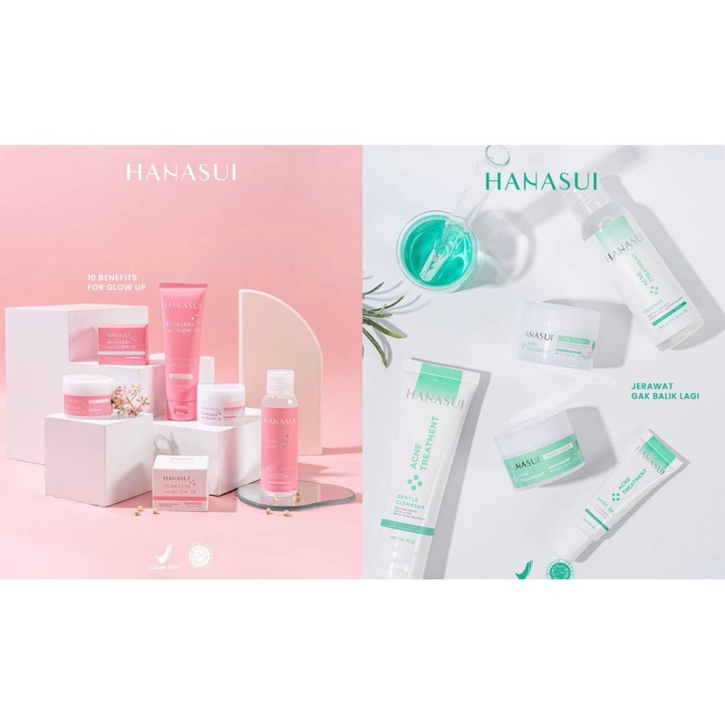 Jual Hanasui Paket Flawless Glow | Acne Treatment | Shopee Indonesia