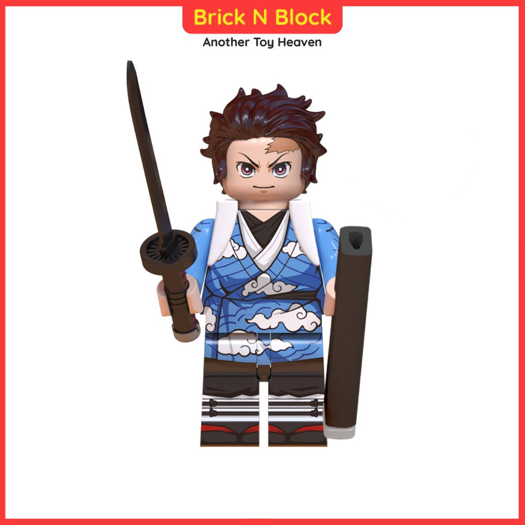 Jual Brick N Block - Demon Slayer Action Figure Mini Mainan Block ...