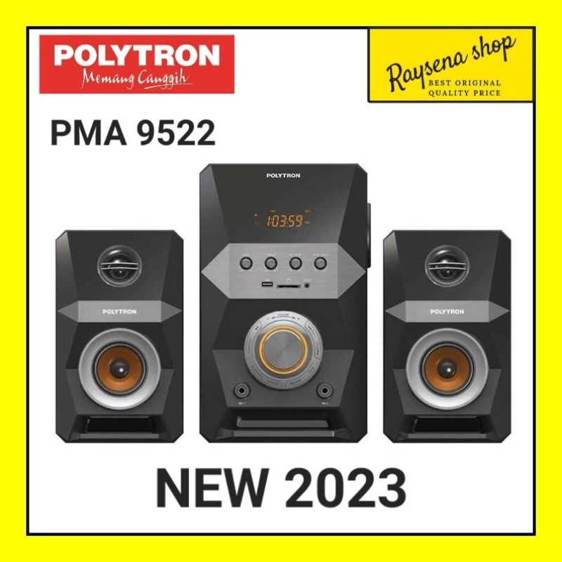 Jual SPEAKER MULTIMEDIA AUDIO PORTABEL POLYTRON PMA 9522 / PMA-9522 ...