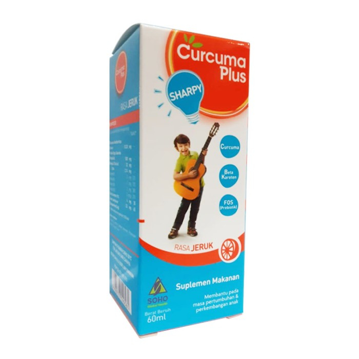 Jual Suplemen Makanan Anak CURCUMA PLUS SHARPY Sirup 60 ml Multivitamin ...