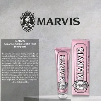 Jual Marvis Sensitive Gums Gentle Mint Toothpaste 85g | Shopee Indonesia