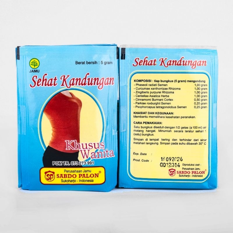 Jual Jamu Serbuk Sehat Kandungan - Sabdo Palon ( 1 Pack isi 10 Sachet ...