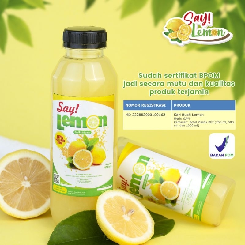 Jual Say Lemon - Paket Diet Permanen (2 botol 500ml)| Sari Jus juice ...