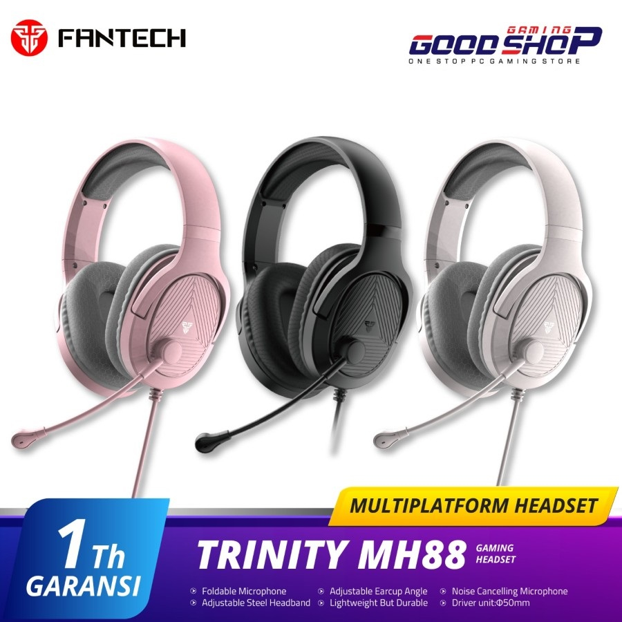 Jual Fantech TRINITY MH88 Multiplatform Headset Gaming Mobile FREE SPLITTER | Shopee Indonesia