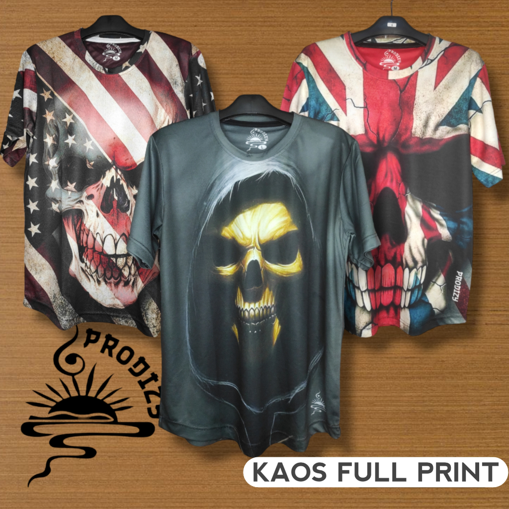 Jual Kaos Full Print Unisex / Kaos Kekinian / Kaos Premium/ Motif ...