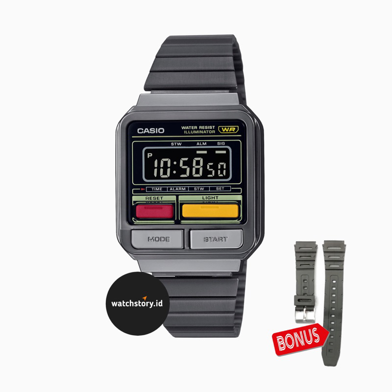 Jual Jam Tangan Casio Vintage A120WEGG-1BDF | Shopee Indonesia