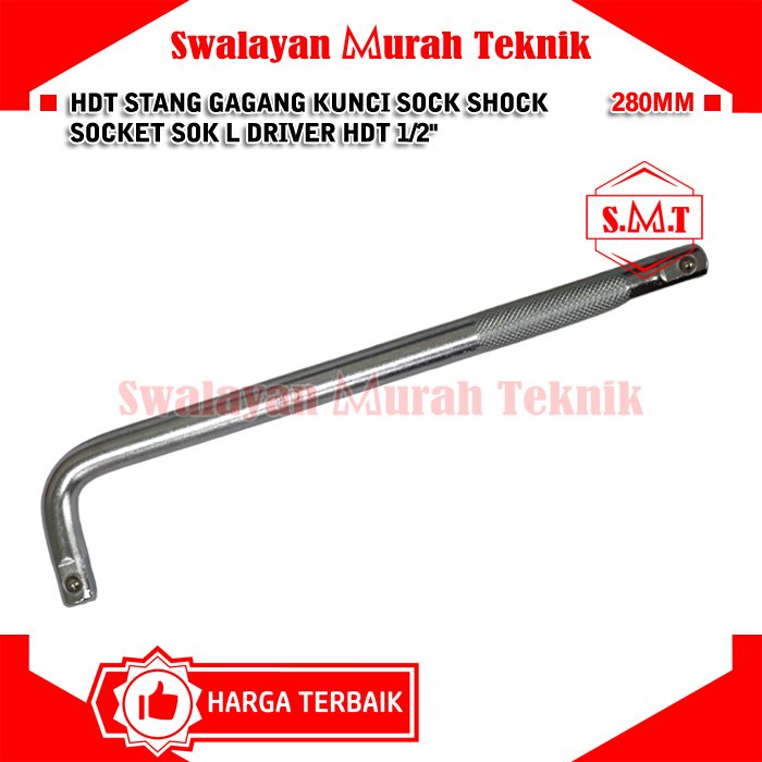 Jual Stang Gagang Kunci Sock Shock Socket Sok L Driver HDT 1/2" | Shopee Indonesia