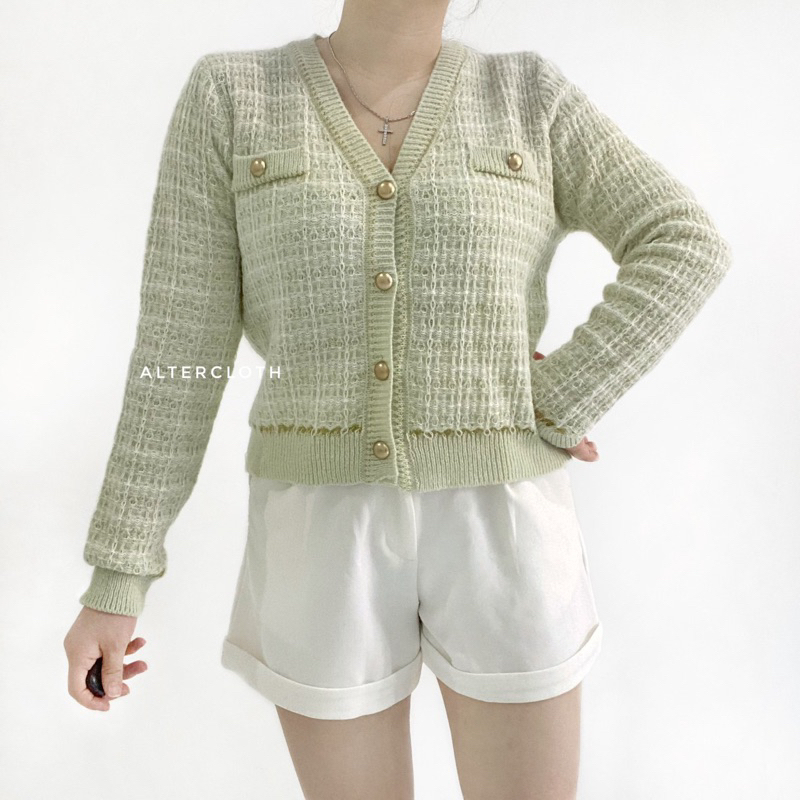 Jual alter.cloth - SOORA SET | Atasan Wanita Lengan Panjang Longsleeve Fashion Knitwear Korea ...