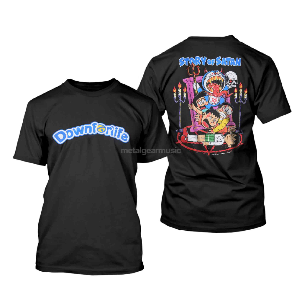 Jual Original Down For Life - Story Of Satan Tshirt | Shopee Indonesia