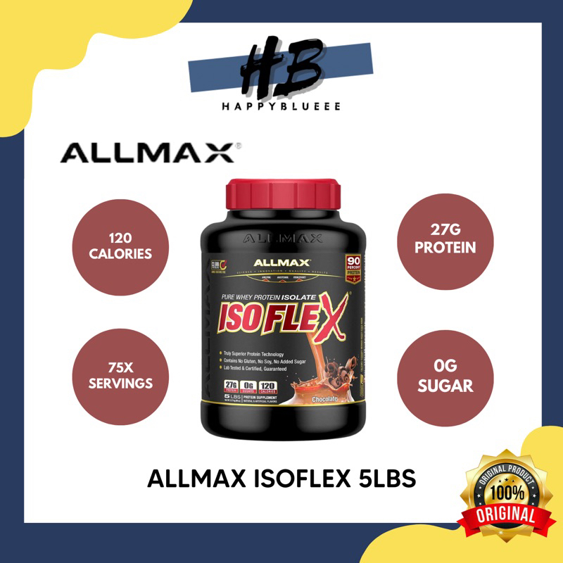 Jual ALLMAX ISOFLEX WHEY PROTEIN ISOLATE 5LBS | Shopee Indonesia