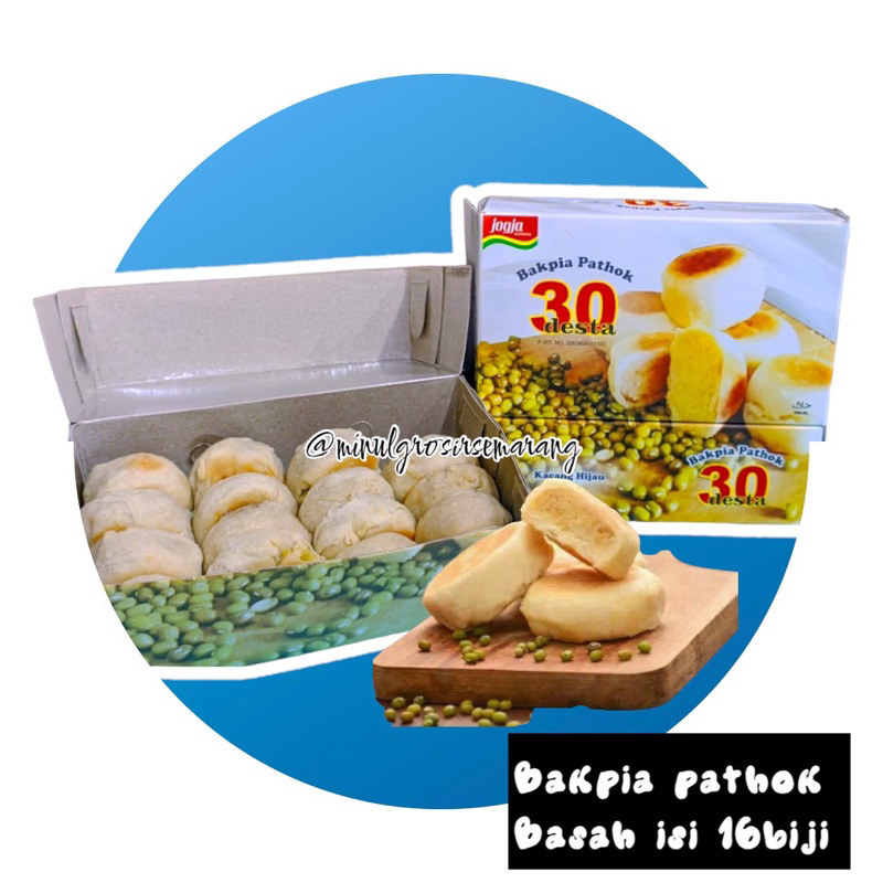 Jual Bakpia Pathok BASAH kacang hijau isi 16biji//KEMASAN VACUM | Shopee Indonesia