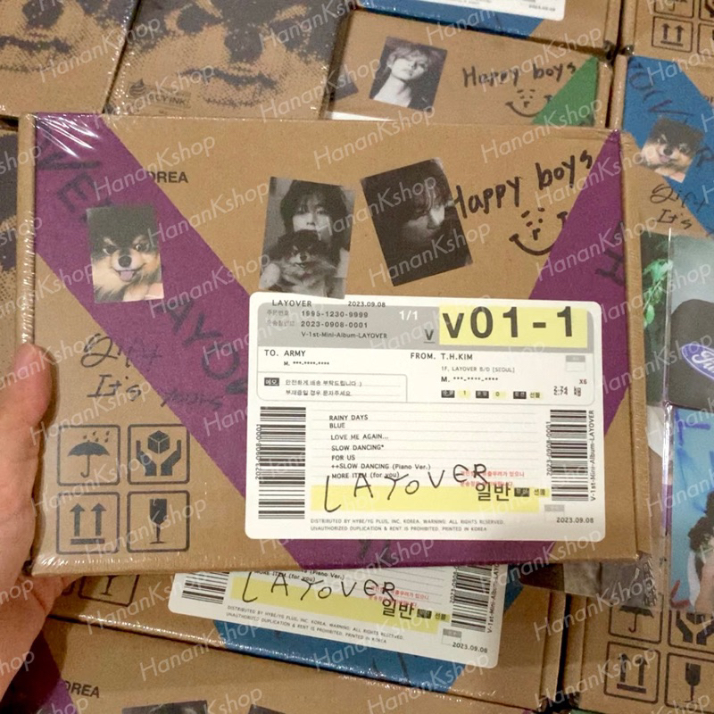 Jual [BIG SALE Ready Stock] Album Layover V Taehyung Photobook Version ...