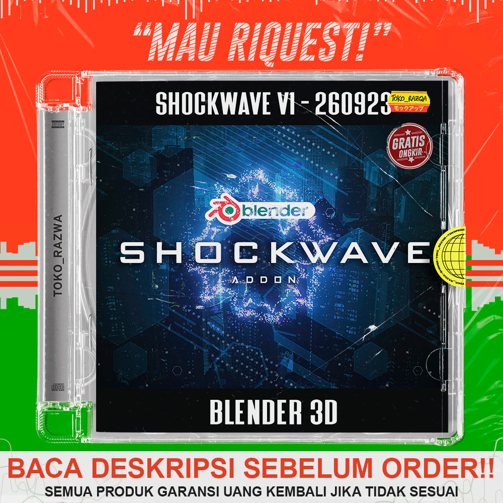 Jual Blender 3D - Shockwave Addon v1 - 260923 | Shopee Indonesia